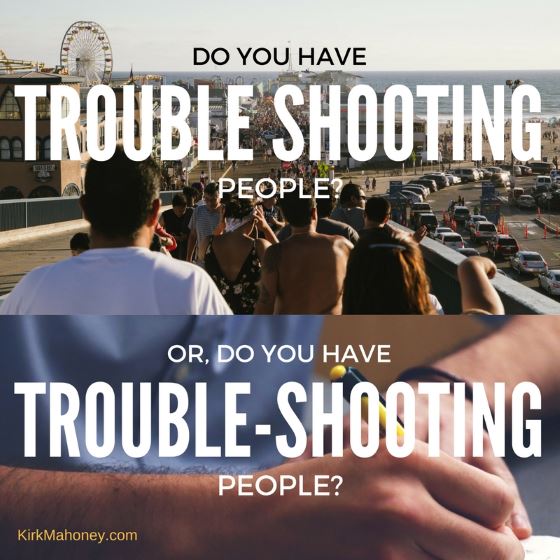 Trouble Shooting vs. Trouble-Shooting - Kirk Mahoney . com
